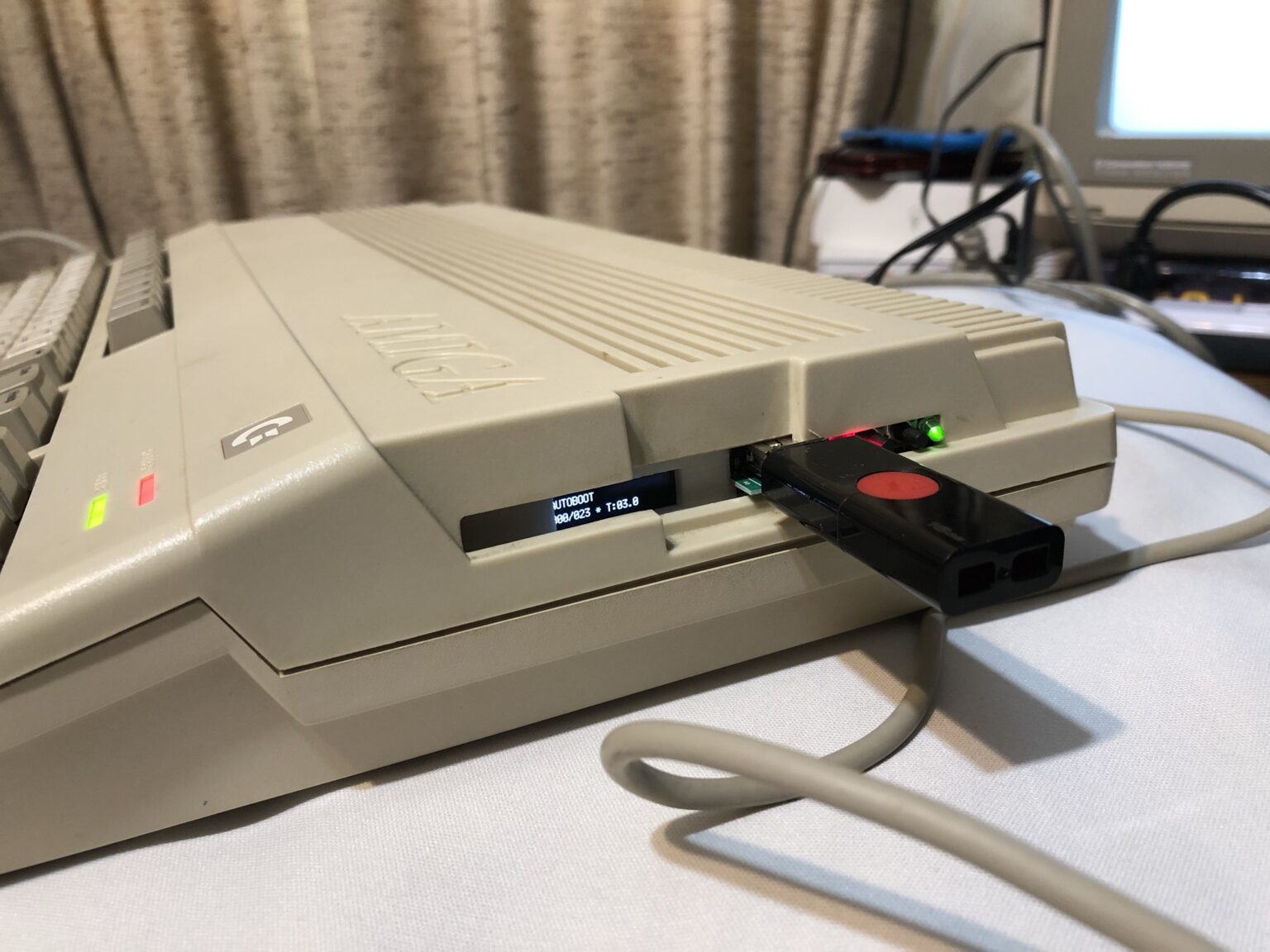 Commodore Amiga 500 Gotek Drive Base - RetroNerd
