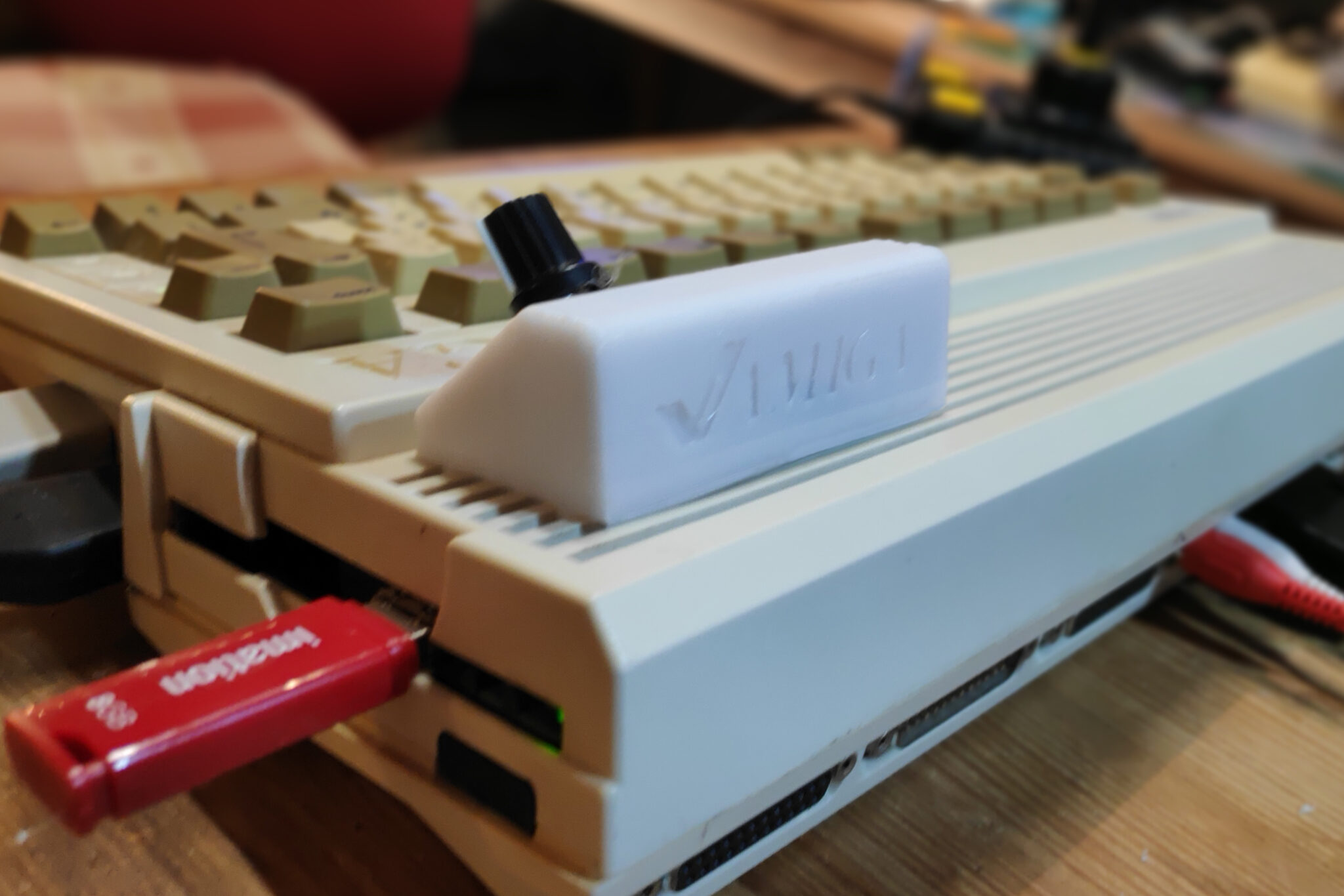 Commodore Amiga Gotek OLED & Rotary Switch Case - RetroNerd