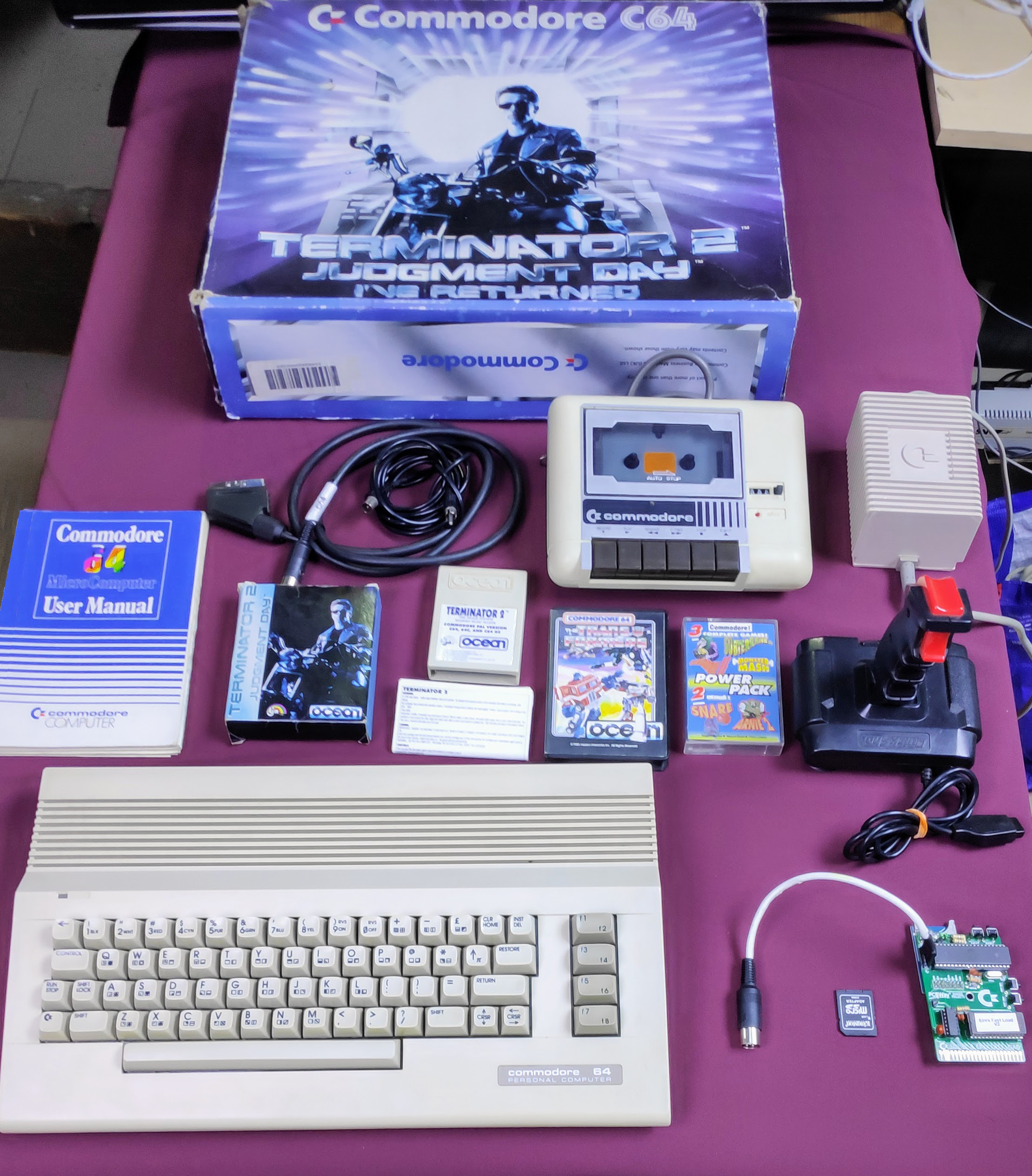 Commodore 64C Computer + Extras With Original Security Seal Intact ...