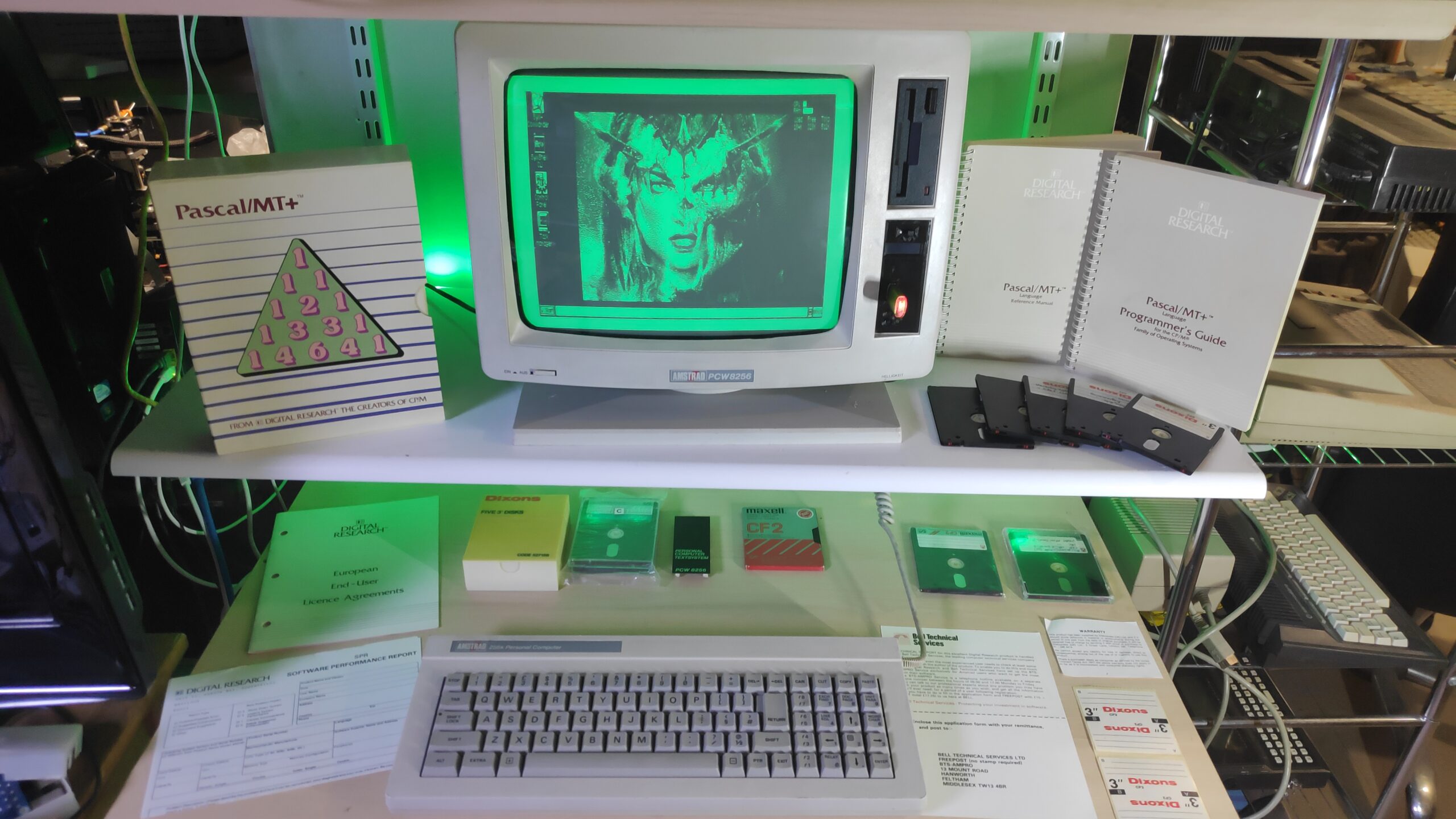 Sold *** Amstrad PCW Fully Upgraded with Gotek and Extra Memory - RetroNerd